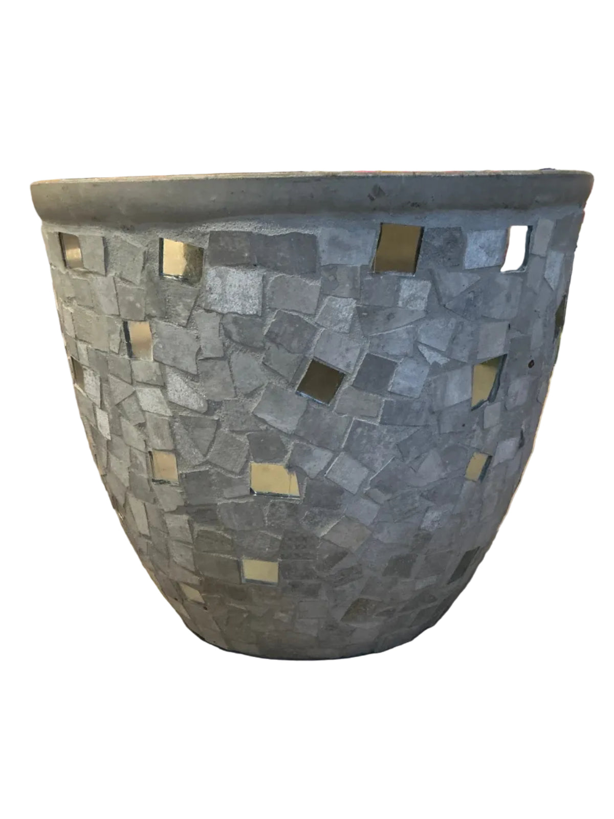 MCD 18" Tile Plantar Mosaic — Schmalz Custom Landscaping & Garden Center